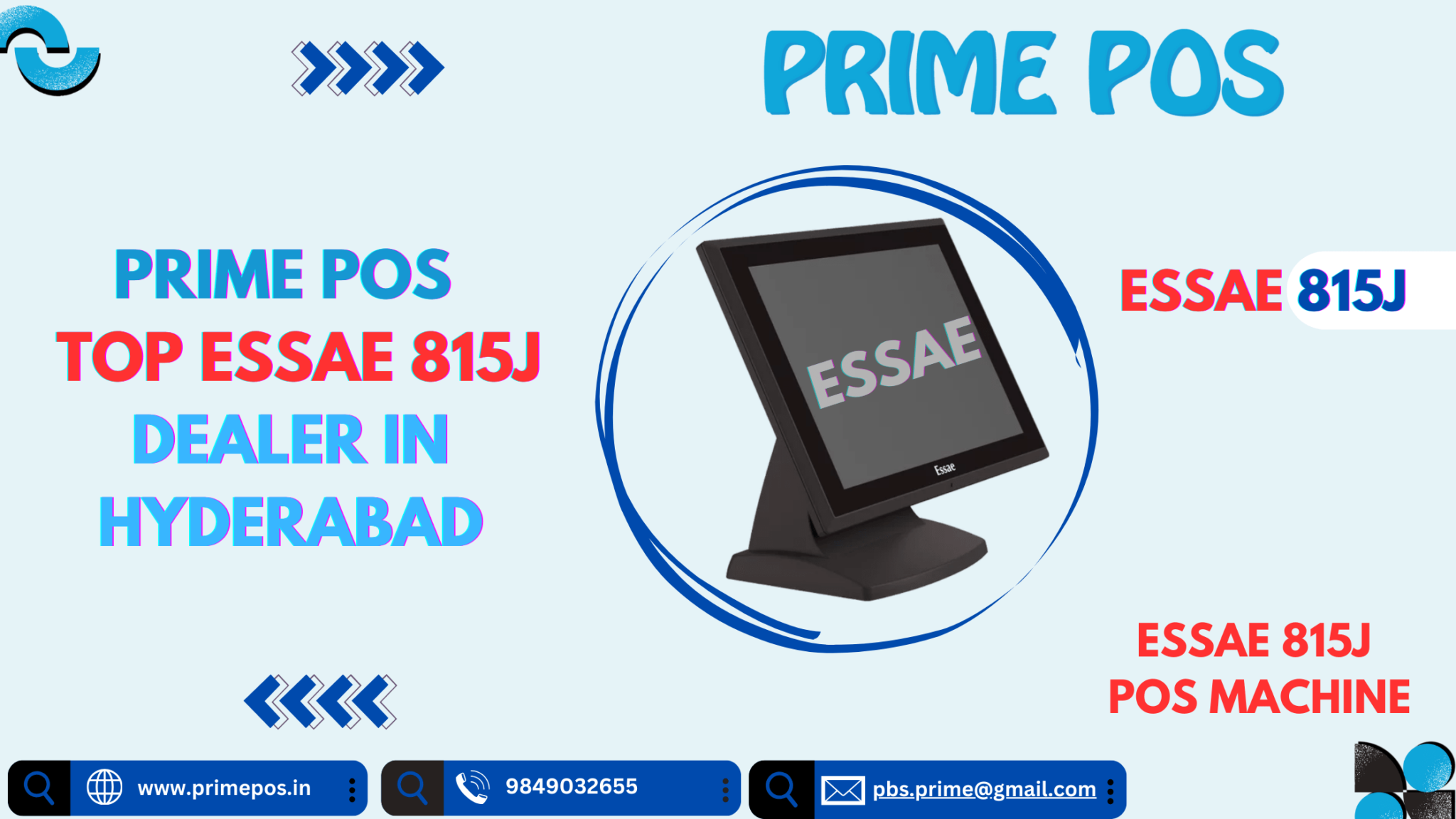 Prime POS: Top ESSAE 815J Dealer in Hyderabad